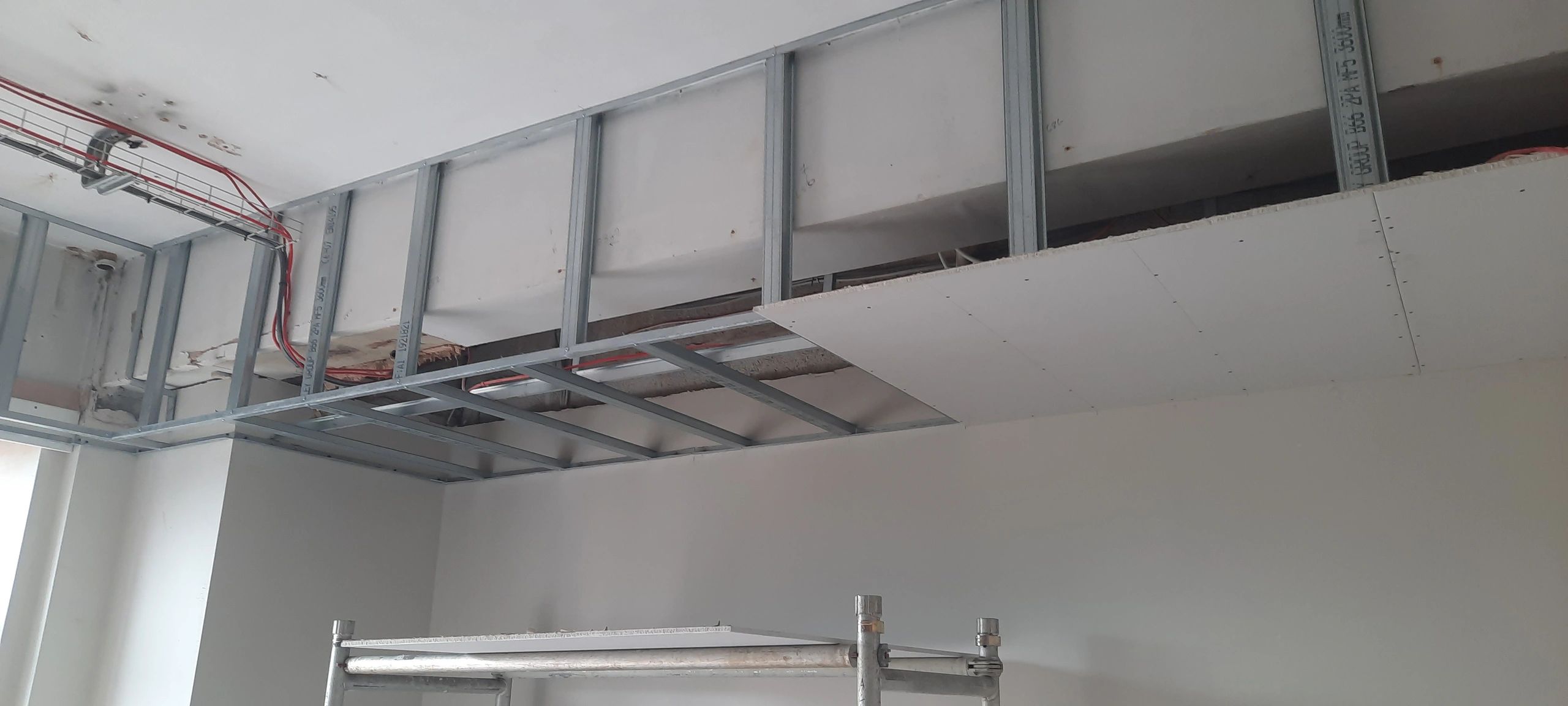 MF Bulkhead under construction.