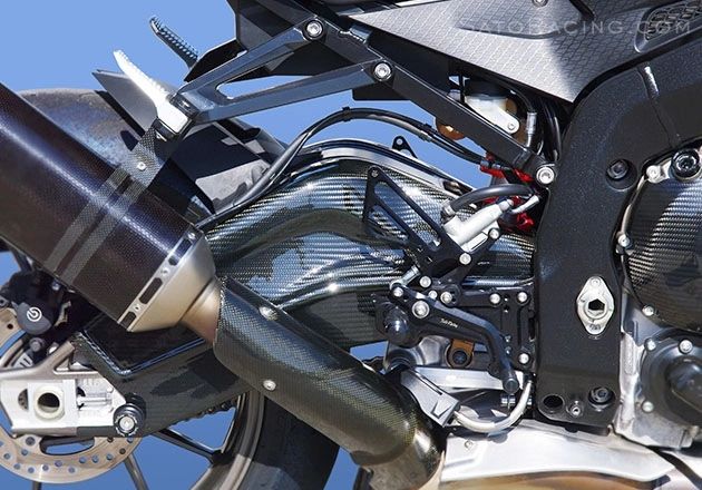 Sato Racing BMW S1000RR Carbon Swingarm Covers