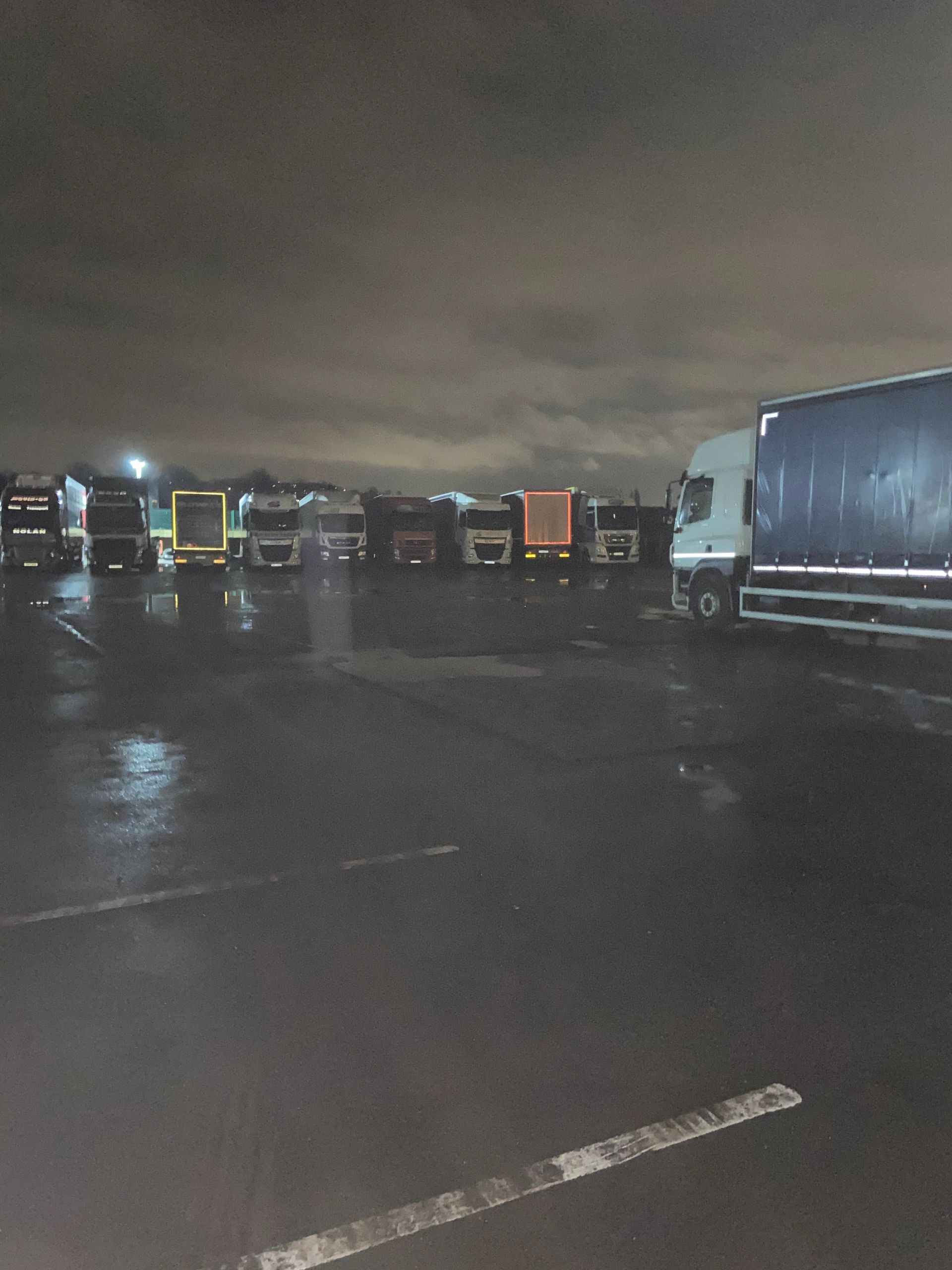 Newport Lorry Park - Lorry Park, Lorry Park, Truck Stop, Parking