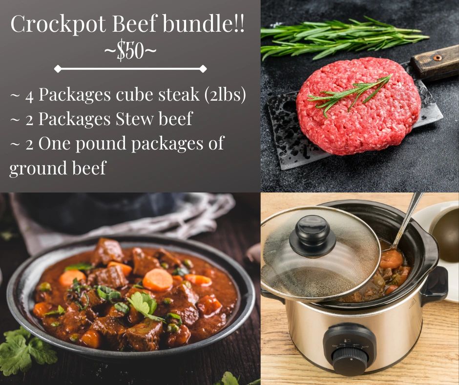 Crockpot beef bundle