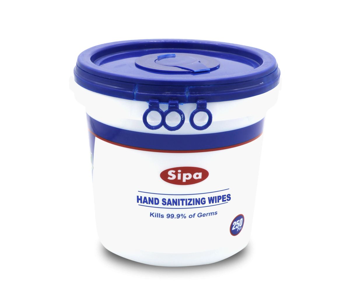 SIPA Hand Sanitizing Wipes 250 WIPES/BUCKET