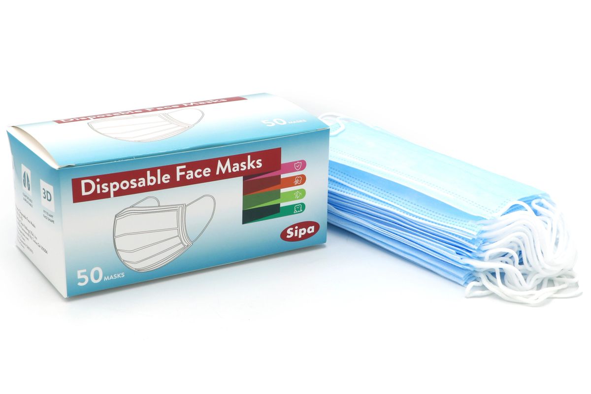 50 Disposable Earloop Masks (50 pcs)