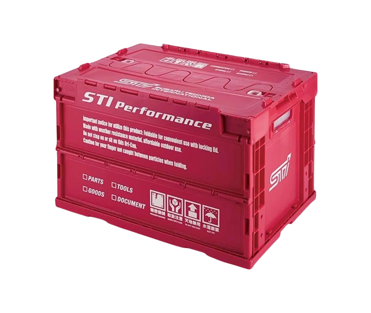 Subaru STI Folding Storage Bin Collapsable Container JDM