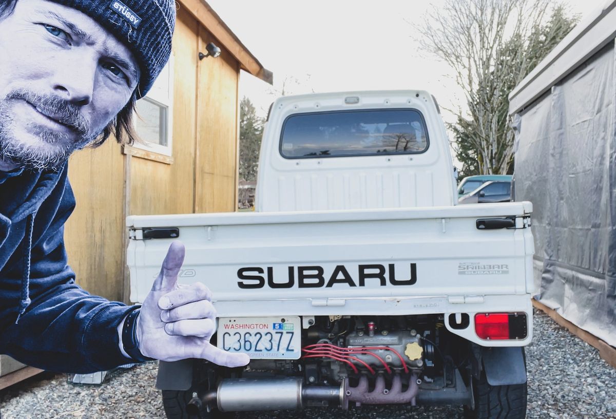 SUBARU Tailgate Decal for Sambar