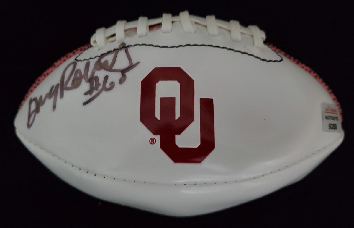 Greg Roberts Autographed Mini Football
