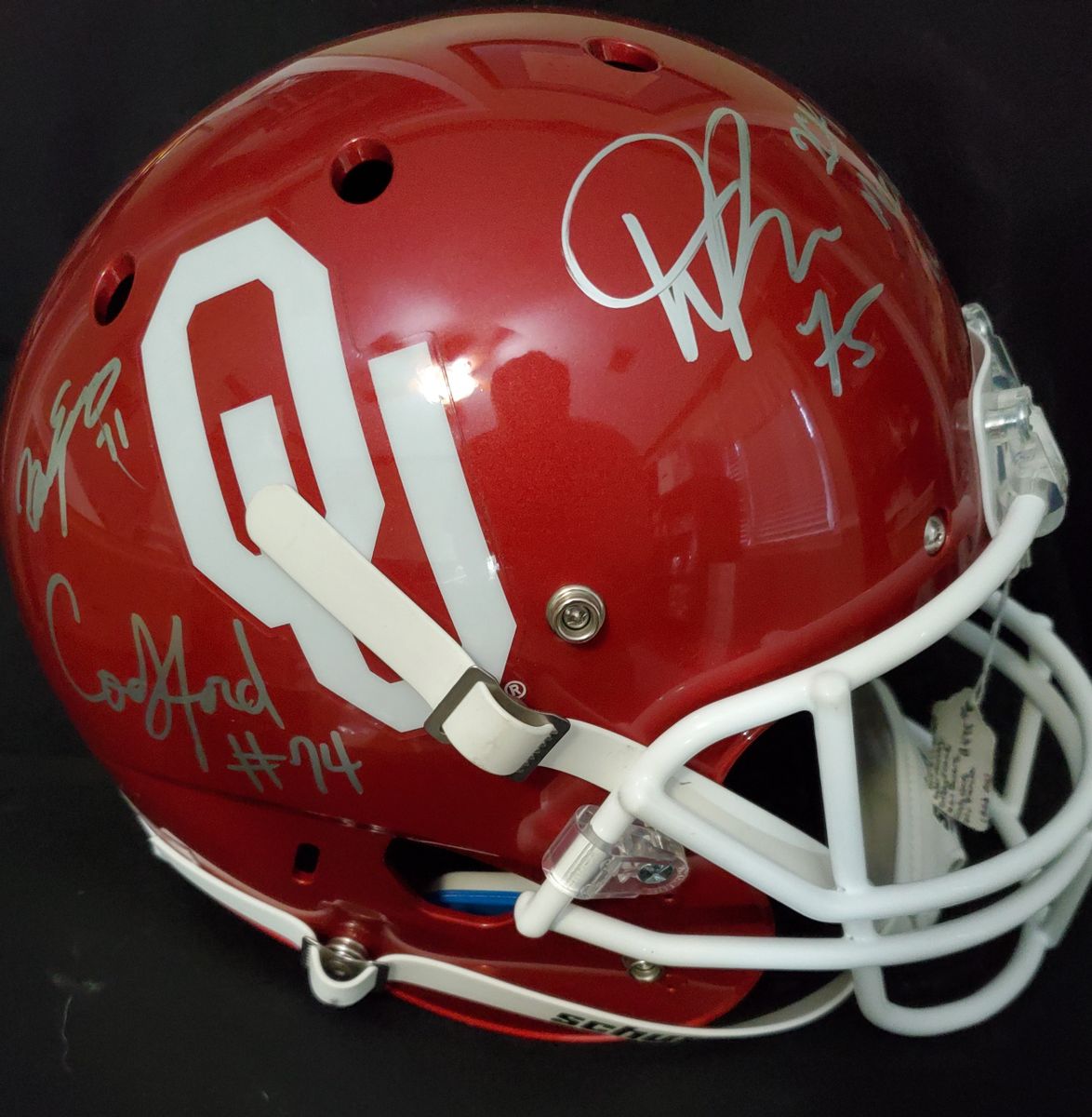 Kyler Murray and Joe Moore Award Autographed Full Size Helmet