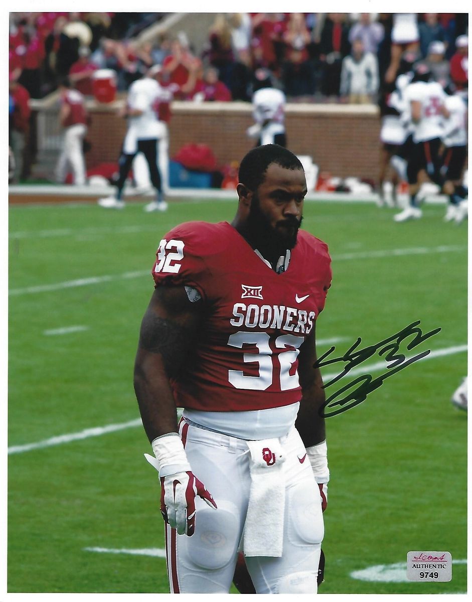 Samaje Perine Autographed 8x10 Option 6