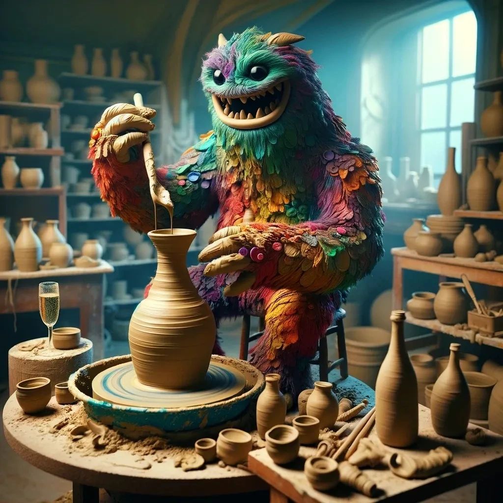 Friday 4 Week Adult Pottery Programme - Bring a Bottle. 18:15-20:00