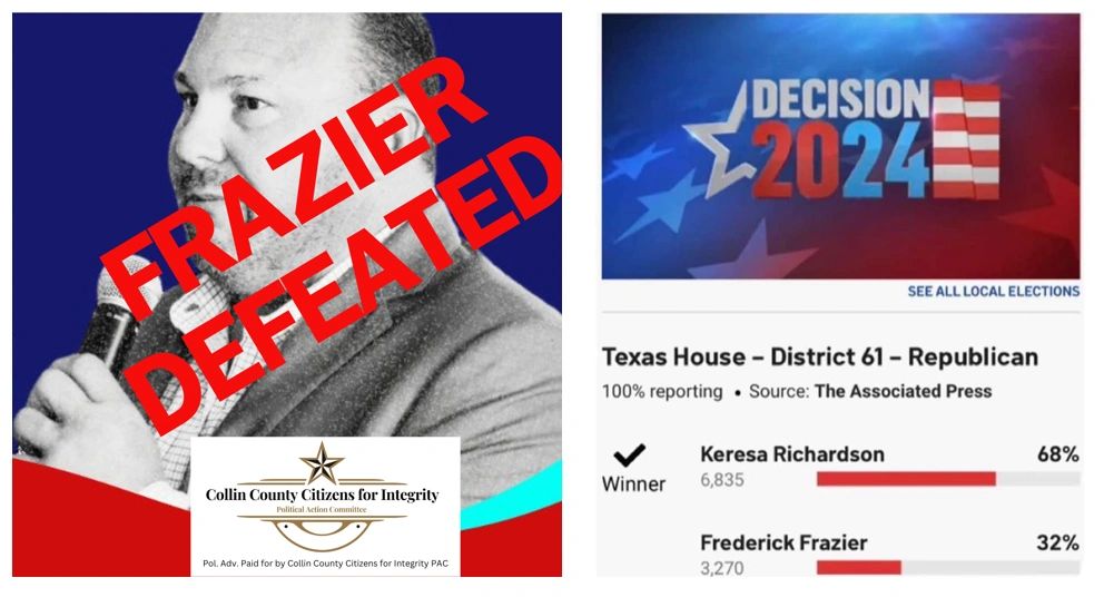 Fire Frazier: TX State Rep Convicted & Not Honorably Discharged