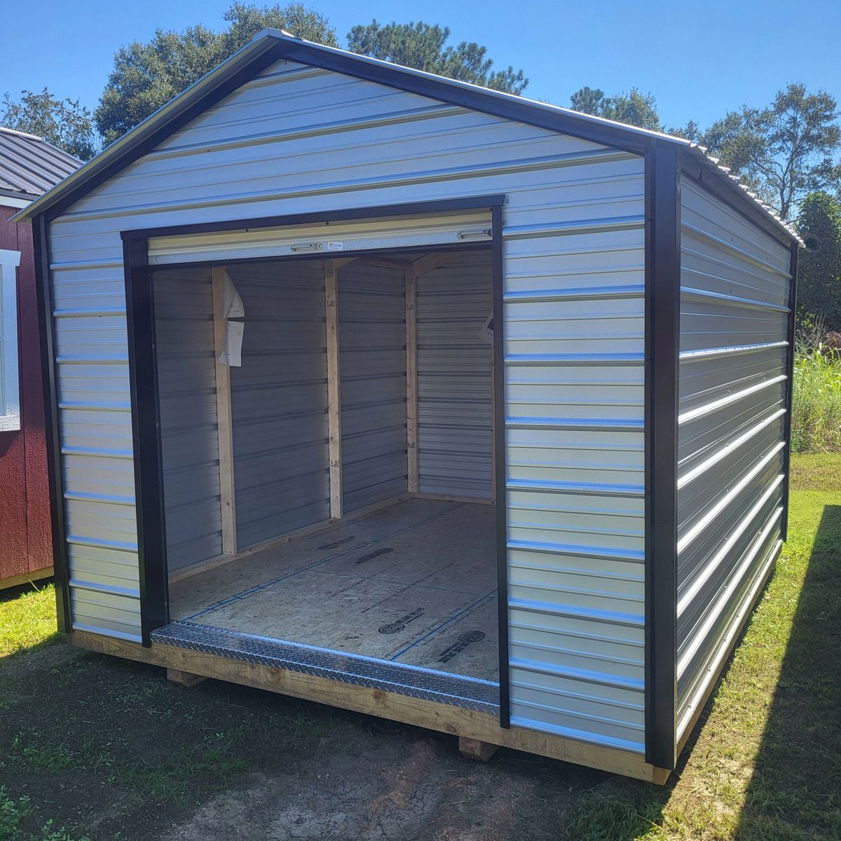 Silverline 10 x 12 - Galvanized with Black Trim