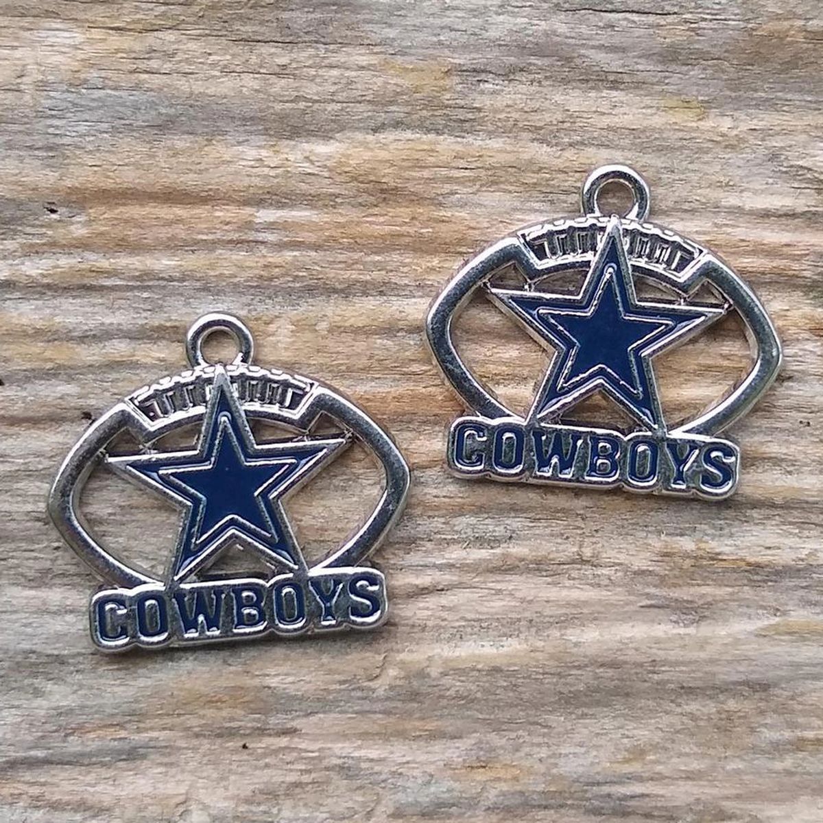 NFL Metal Charms Painted Logo For Earrings & Bracelets
