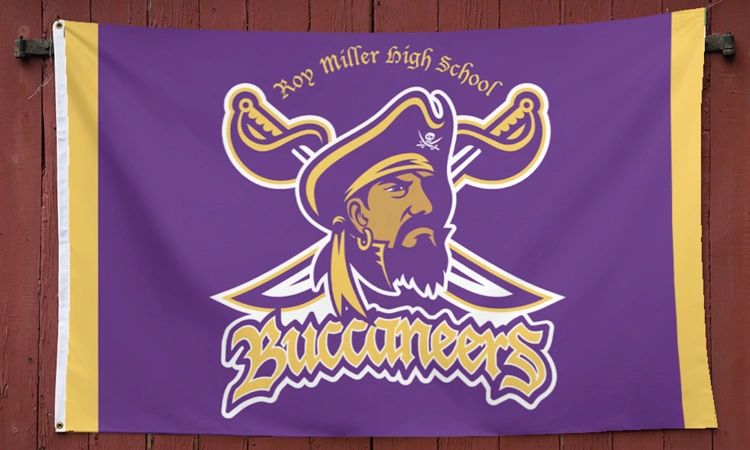 Miller Bucs 3' x 5' Polyester Game Day Team Flag
