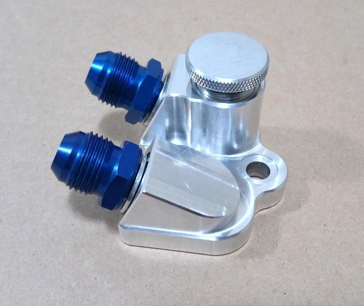 Billet Oil Cooler Take Off Manifold