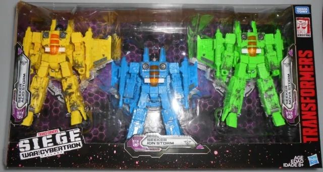 Transformers War for Cybertron Siege Seekers Ion Storm Acid Storm Nova ...