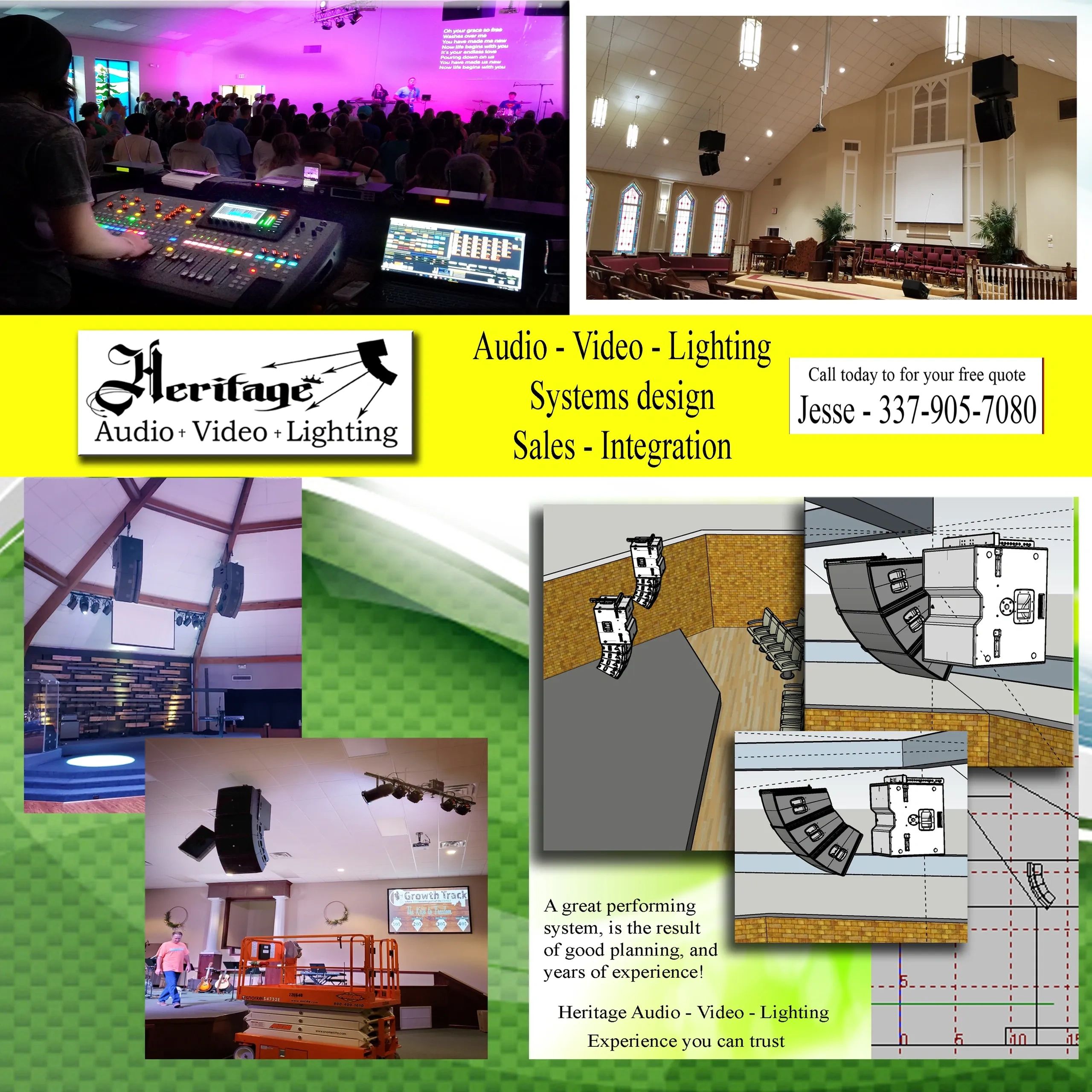 Professional Audio Video Lighting in Lake Charles Louisiana