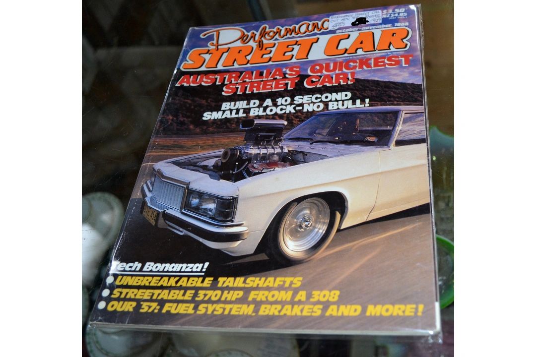 Performance Street Car Magazine October November 1988 Original Poster ...