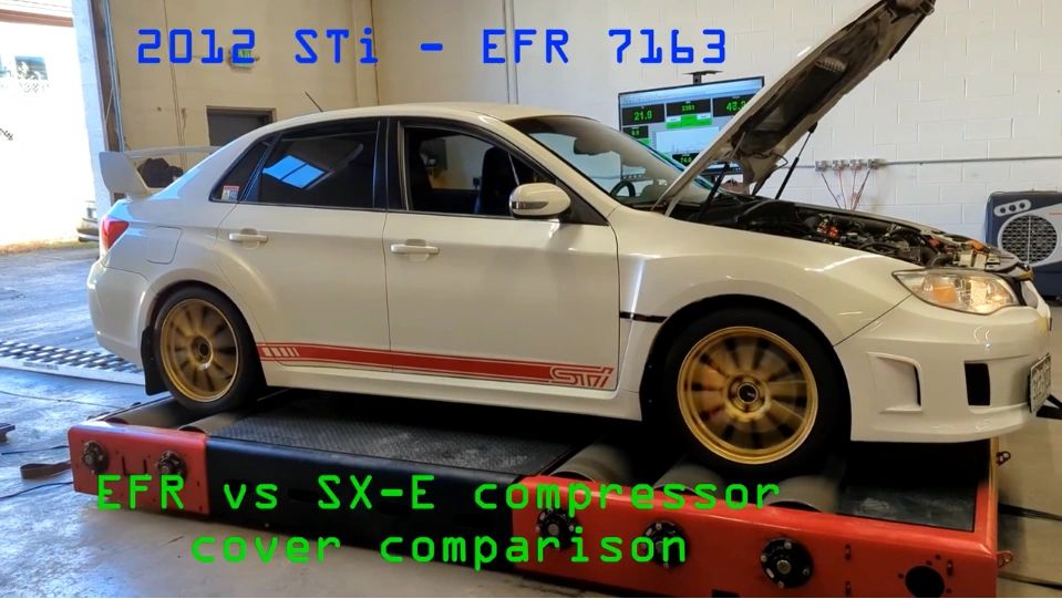 Dyno tested - EFR 7163 w/ SX-E Compressor Cover