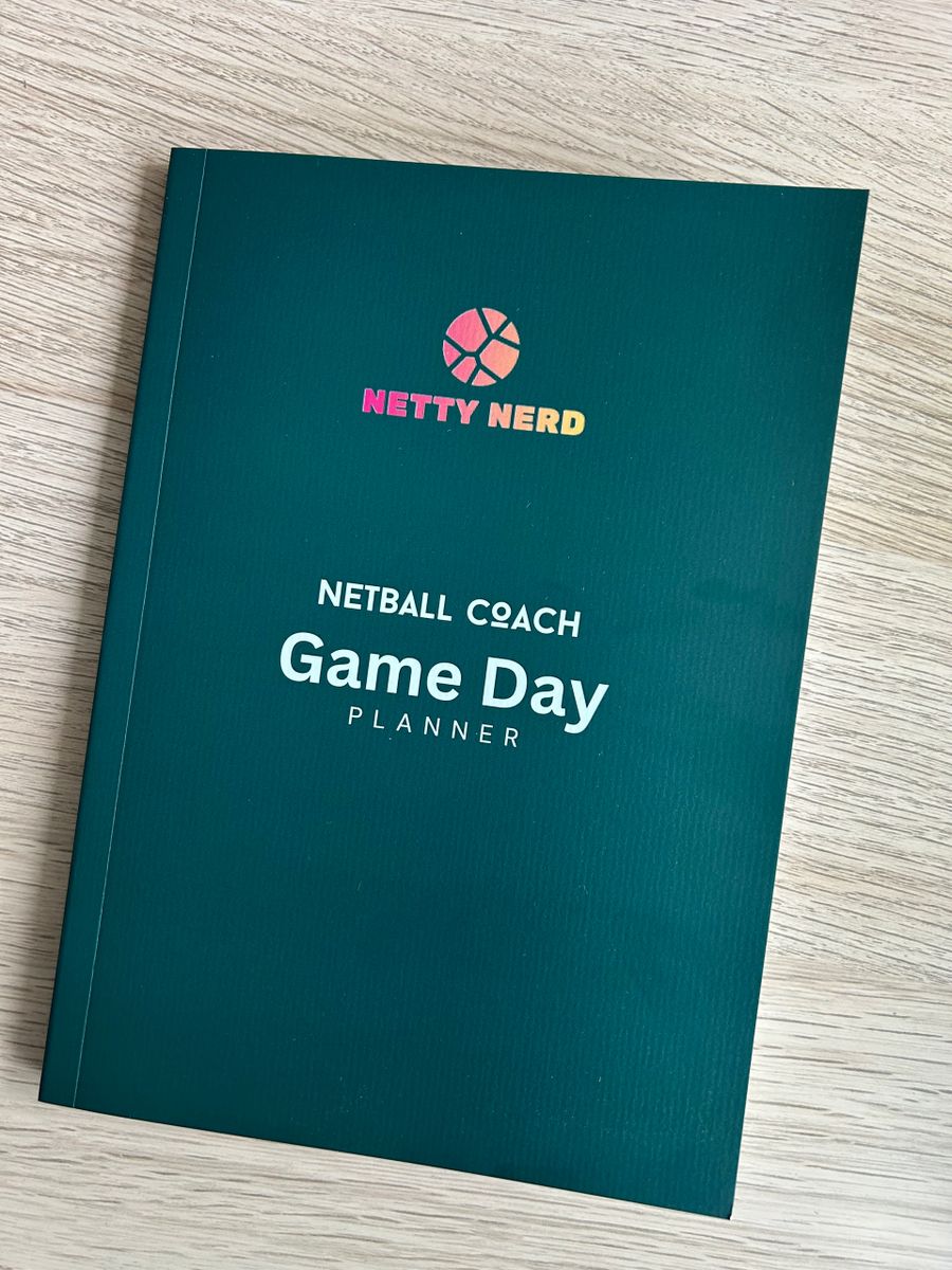 Netty Nerd Netball Coach Game Day Planner
