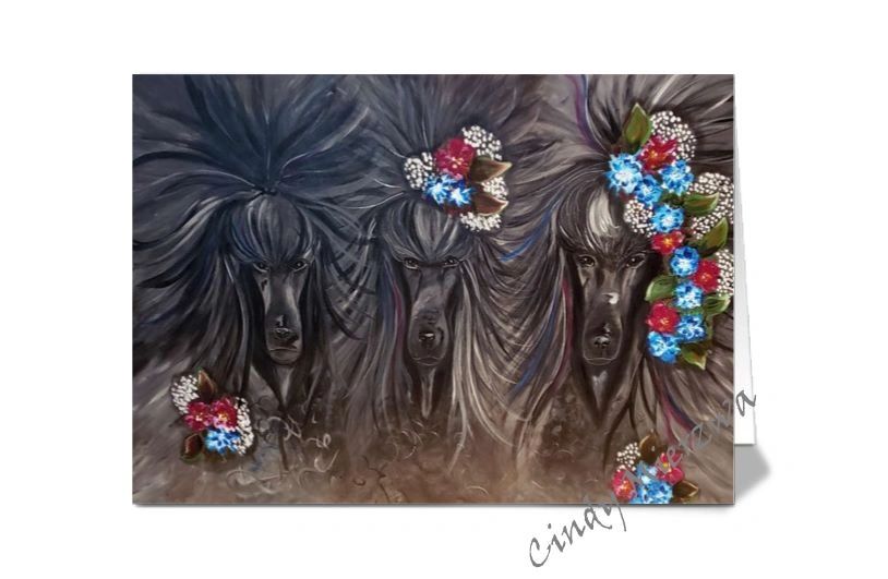 "Family" Linen Artist Card