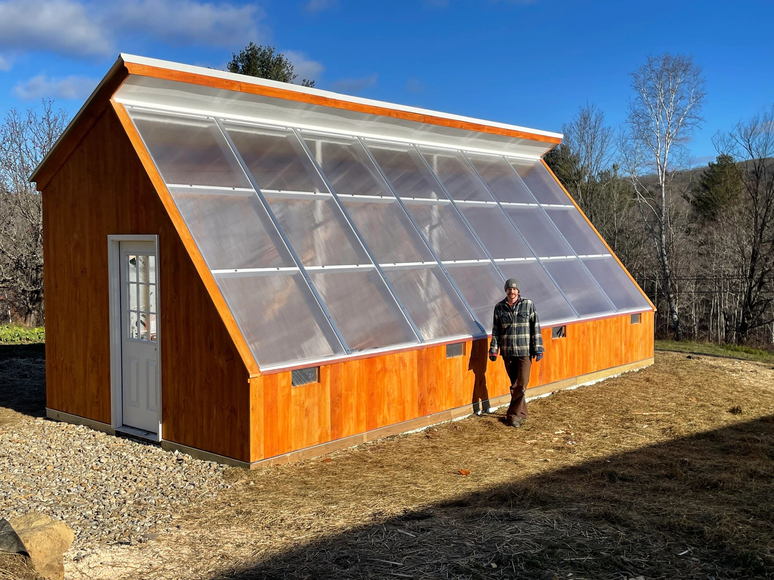 Our Passive Solar Greenhouse