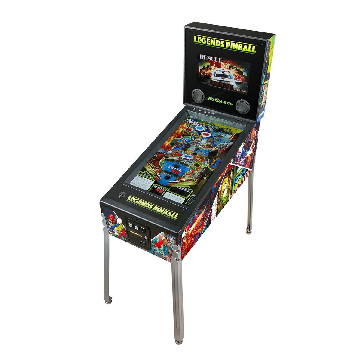 Legends Pinball with VIBS Board and Arcade Control Panel