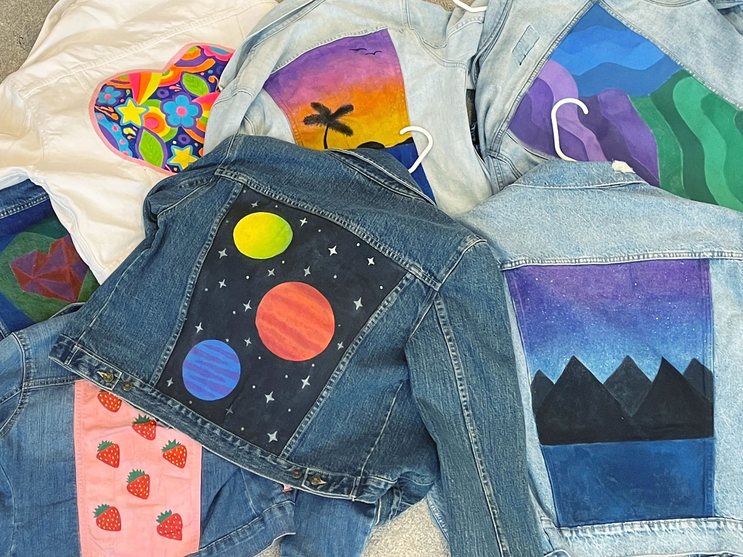 Shop Hand Painted Denim Jackets Online