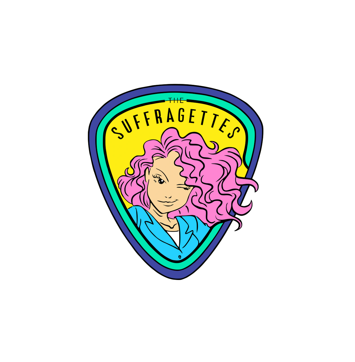 The Suffragettes Logo Pin