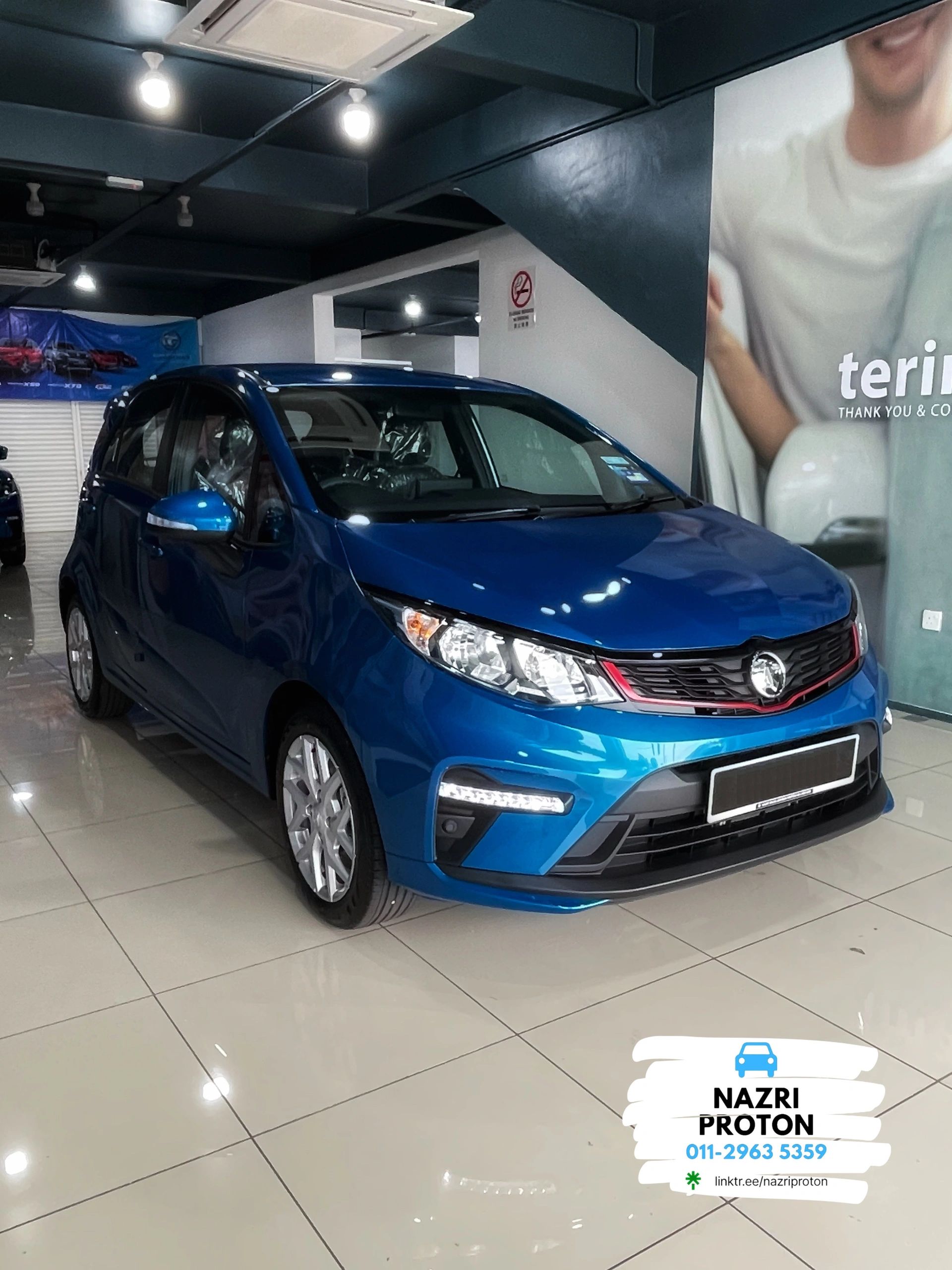 Deliver Kereta Baru Proton Iriz