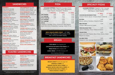 Our Menu | Megan's Grocery