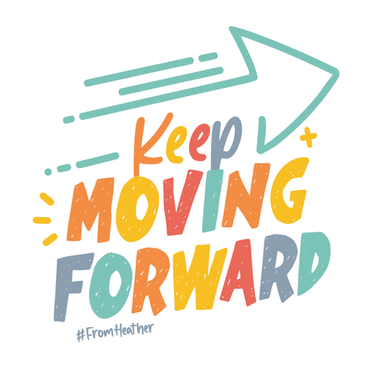 Keep Moving Forward Decal