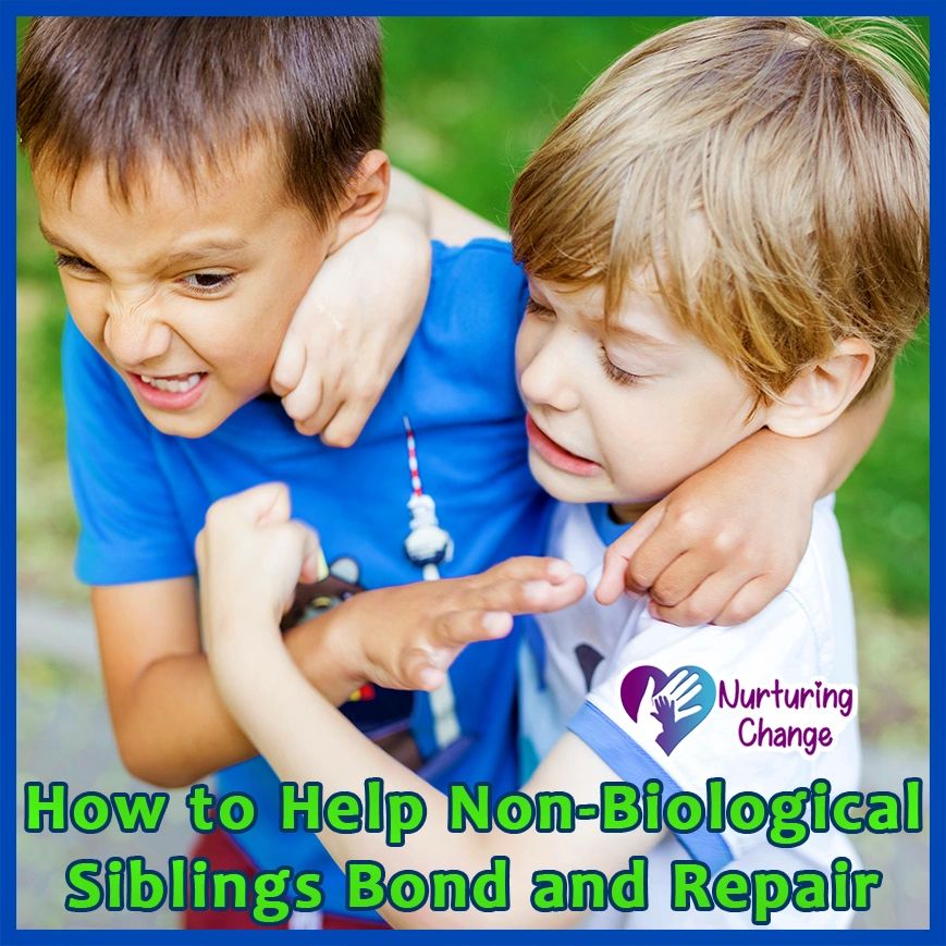 How to Help Non-Biological Siblings Bond and Repair