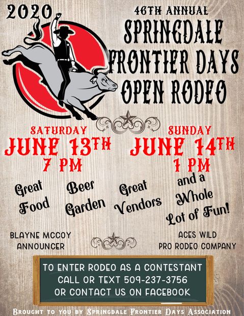 Open Rodeo | Springdale Frontier Days Association