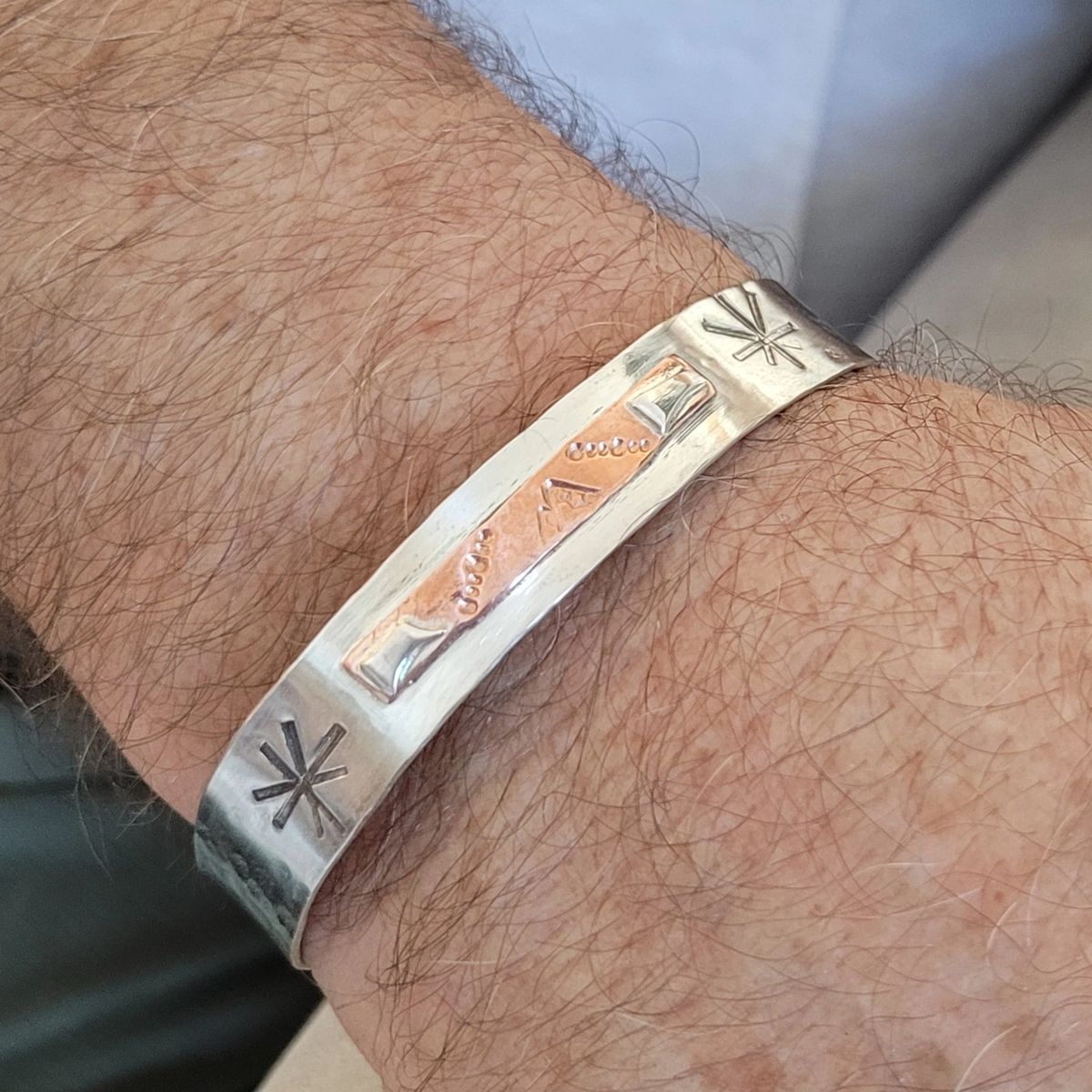 Large Sterling Silver Cuff