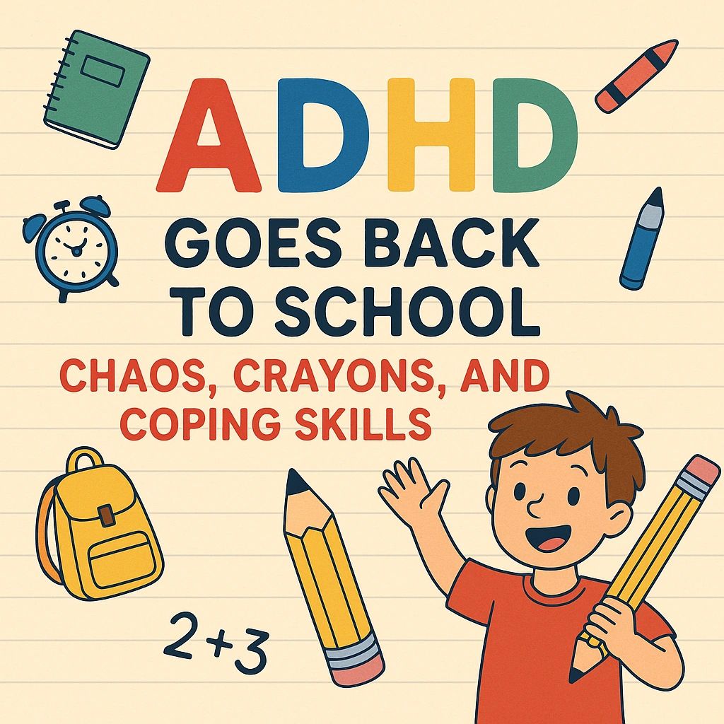 ADHD Goes Back to School: Chaos, Crayons, and Coping Skills