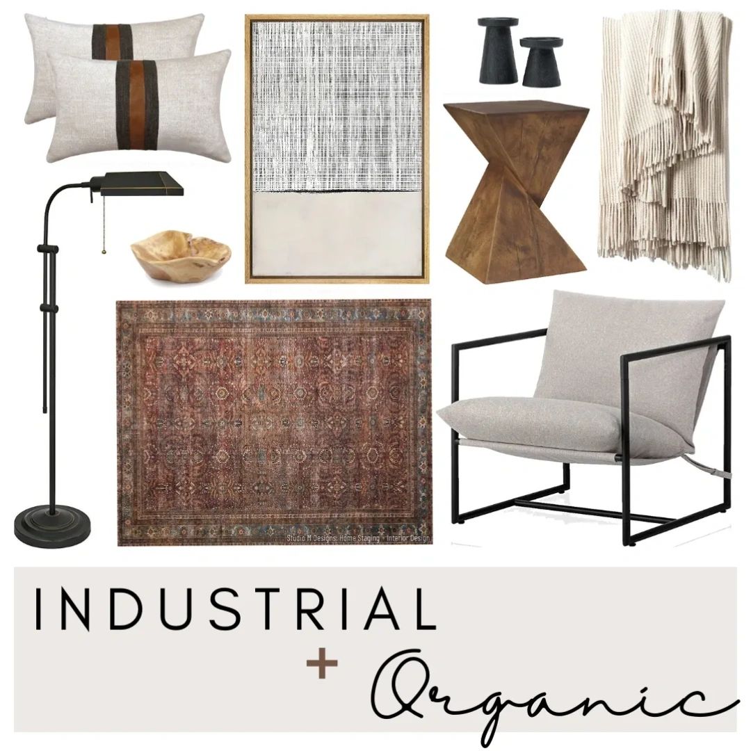 Affordable Home Decor Picks: Industrial Style + Organic Vibes
