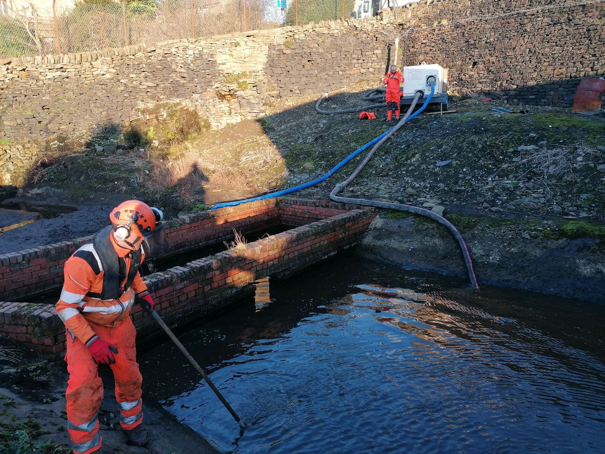 Silt Pumping - Slaithwaite