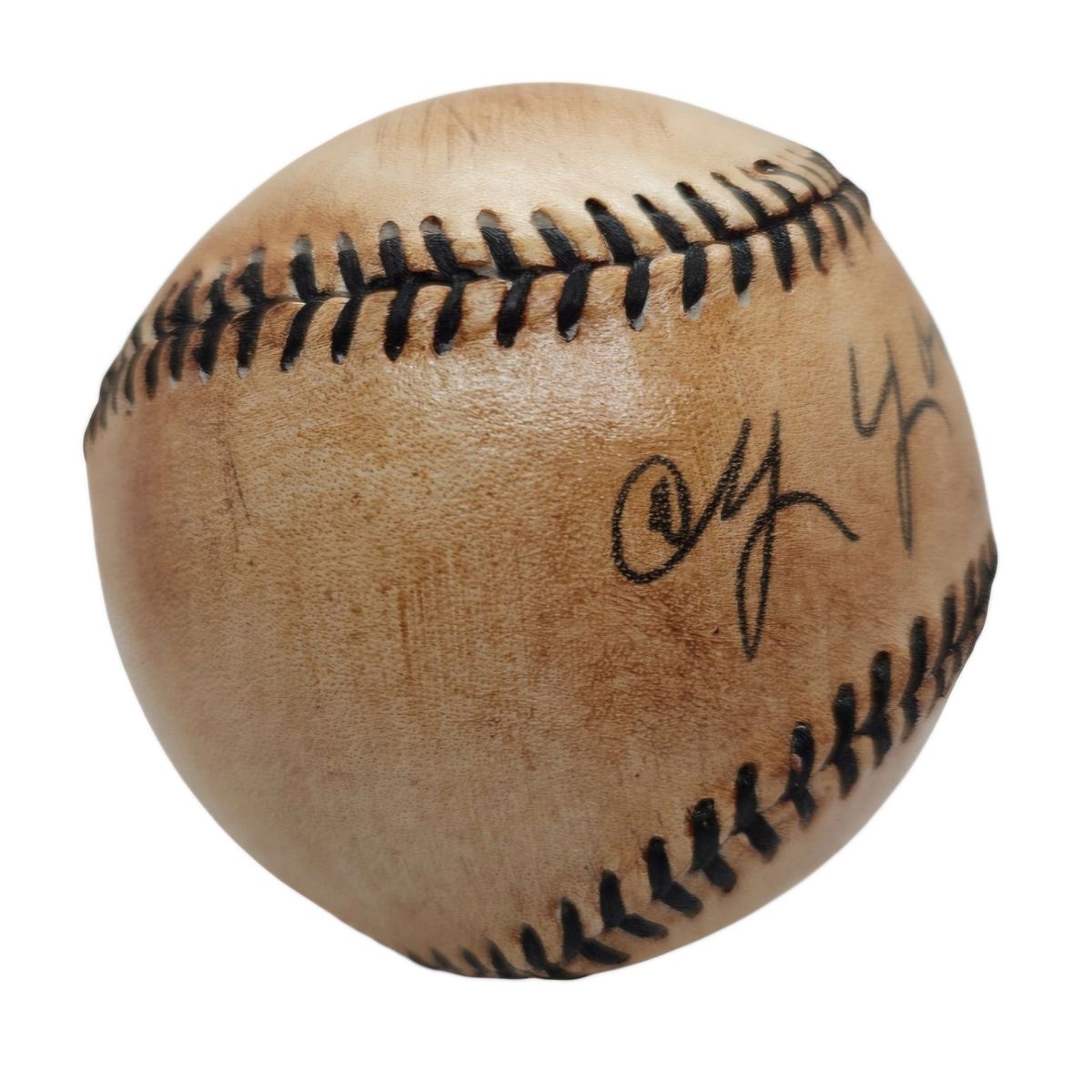 Cy Young Replica Autographed 1910's Style Baseball. Reproduction Signed ...