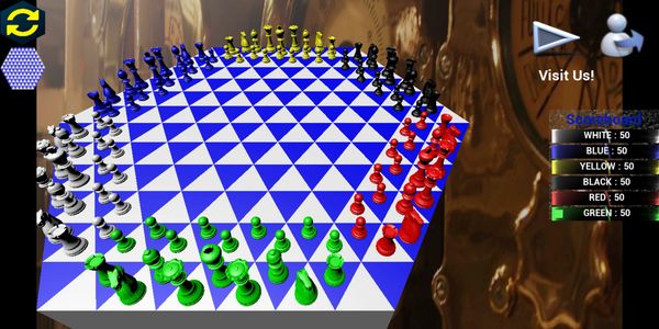 Harmegedo 6 Player Chess - The Board Of Lords - Chess Set | Harmegedo 6 ...