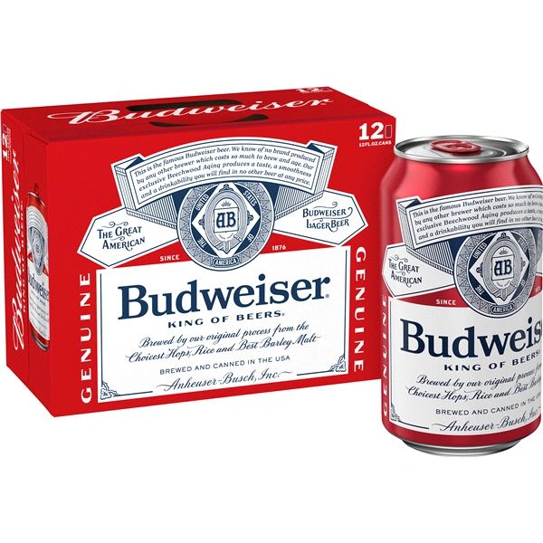 Budweiser 12-Pack 12 FL OZ Can