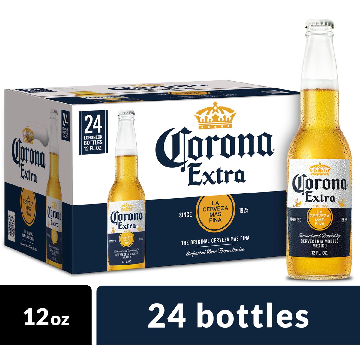 Corona Extra 12 OZ Bottle 24 pack