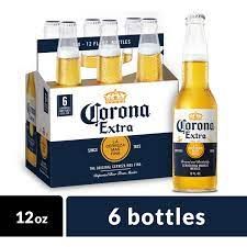 Corona Extra 12 oz 6 pack bottles