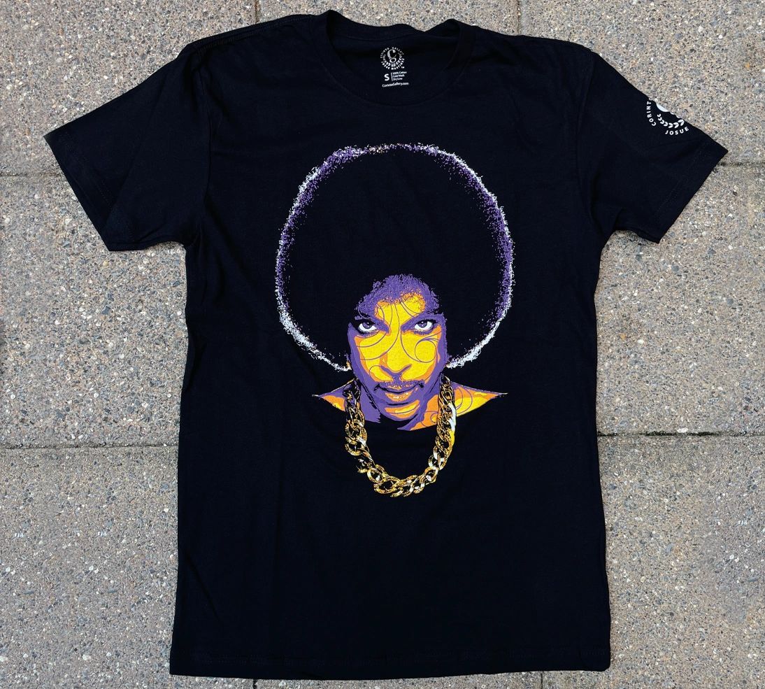 Prince Afro Tribute Tee