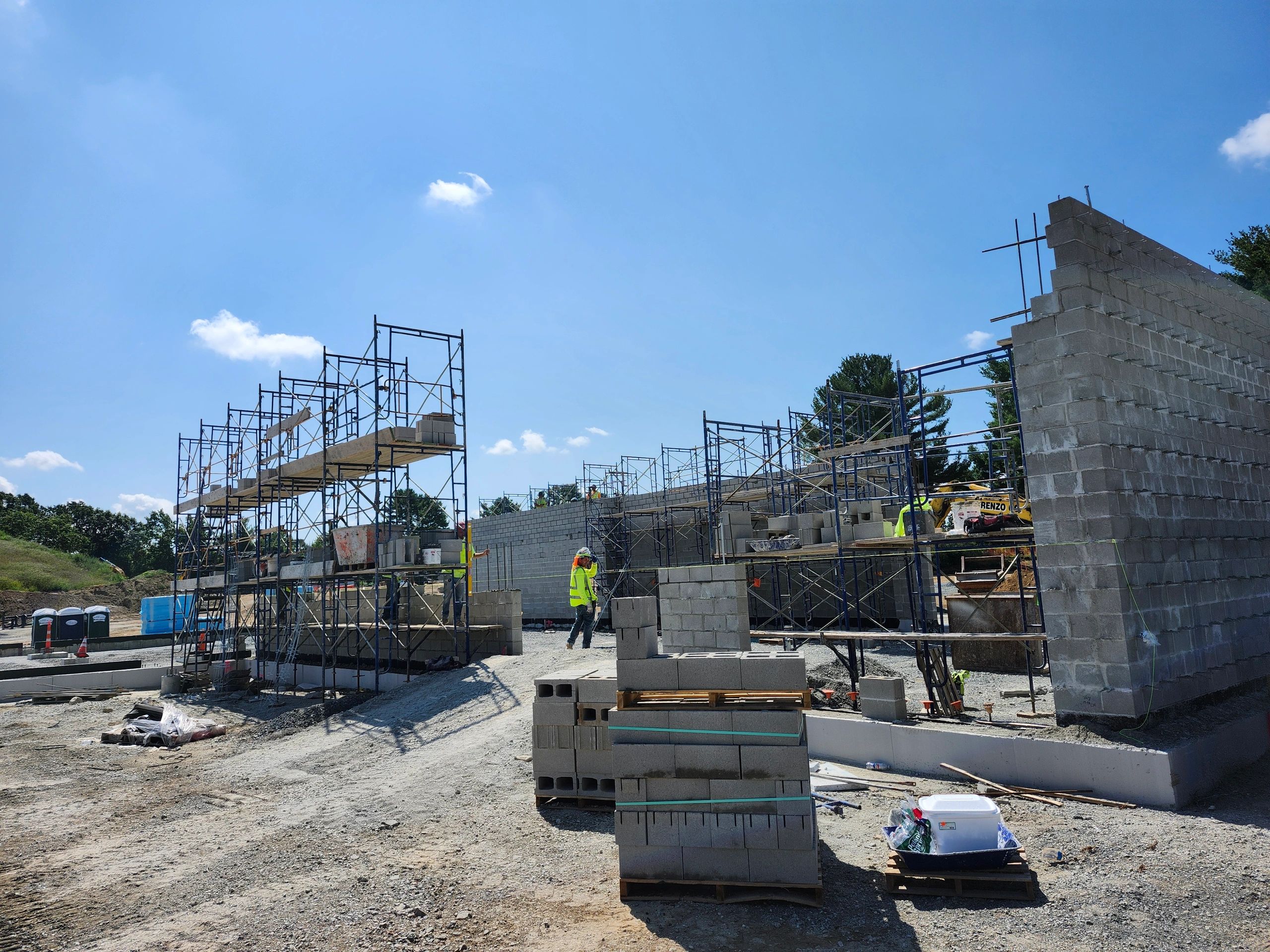 Walls are Beginning to Rise at the Middleton Municipal Project
