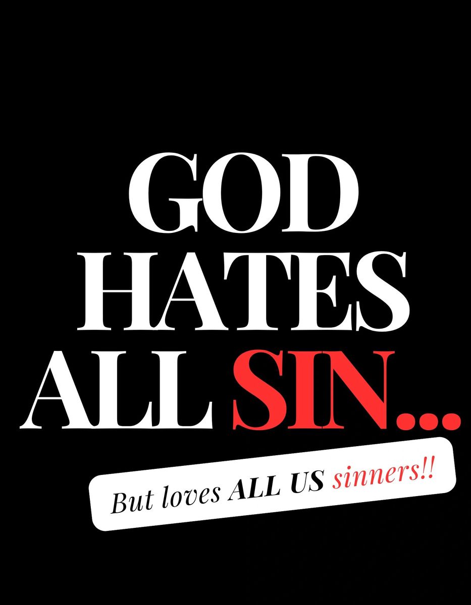 God Hates All Sin