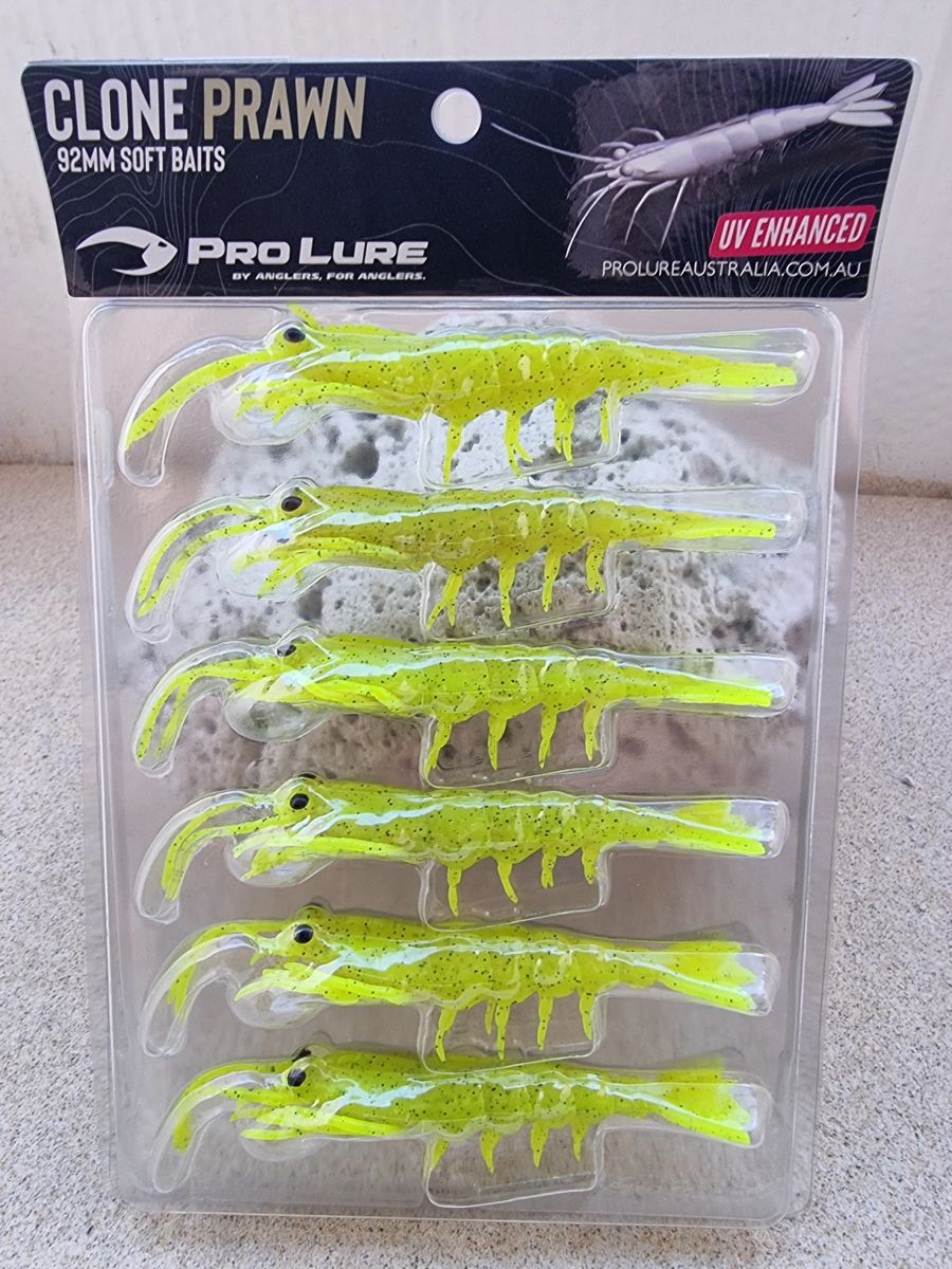 Prolure Clone Prawn 92mm (Charteuse)