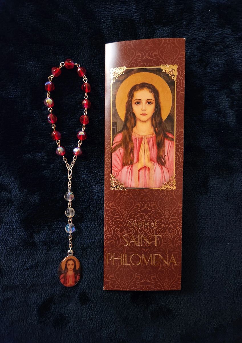 Chaplet of Saint Philomena with Prayer Card