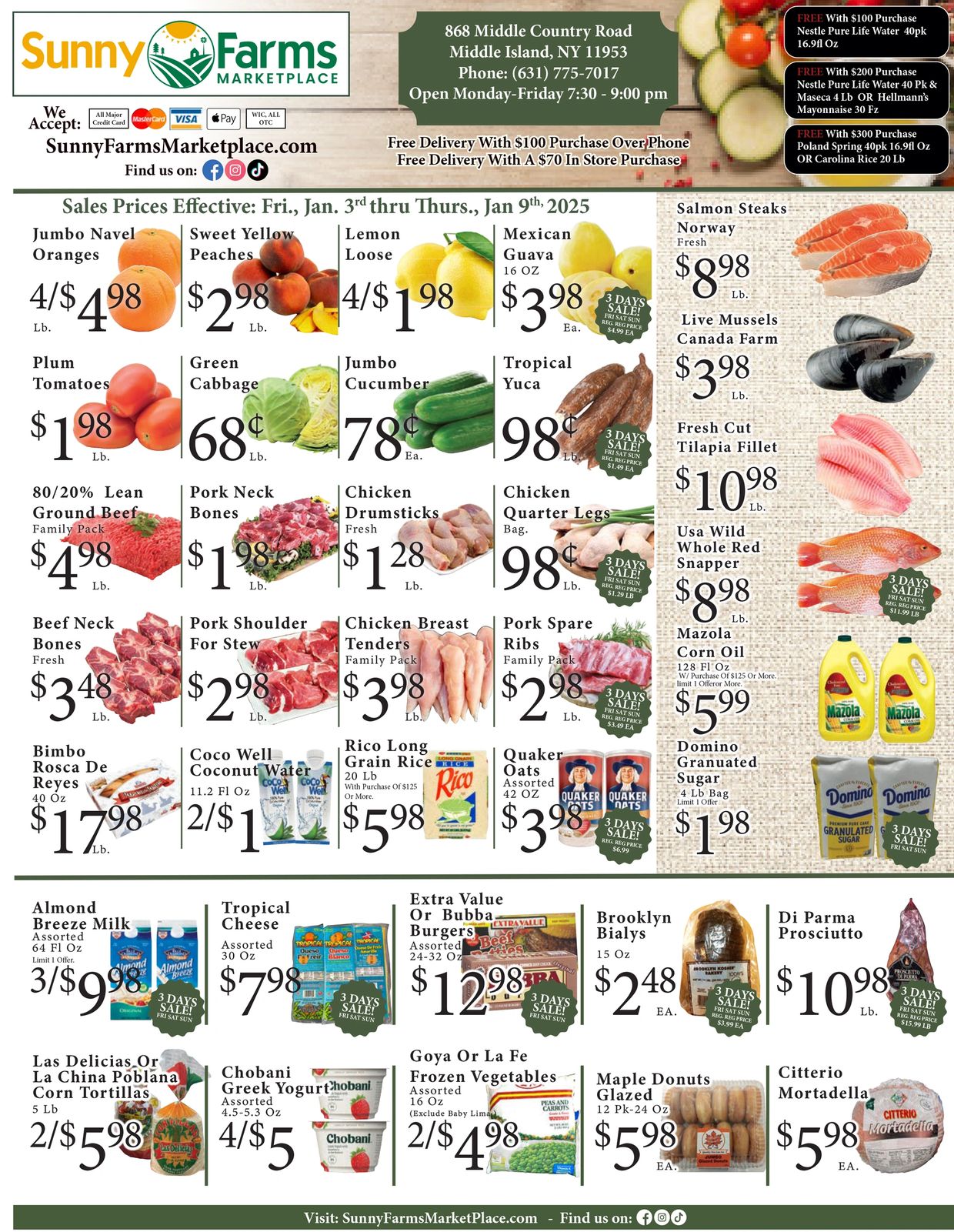 Sunny Farms Marketplace - Your Local Supermarket for Fresh Produce
