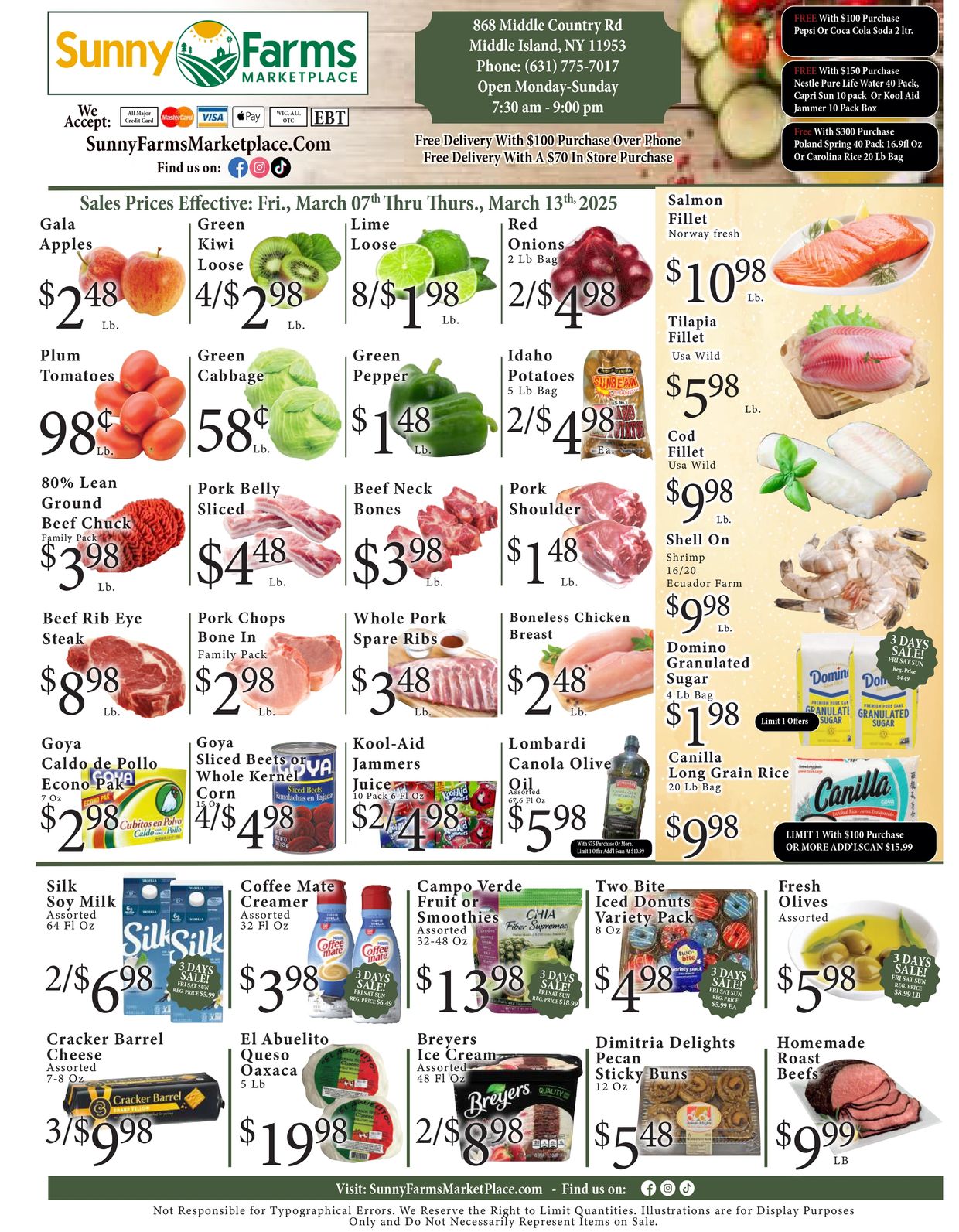 Sunny Farms Marketplace - Your Local Supermarket for Fresh Produce