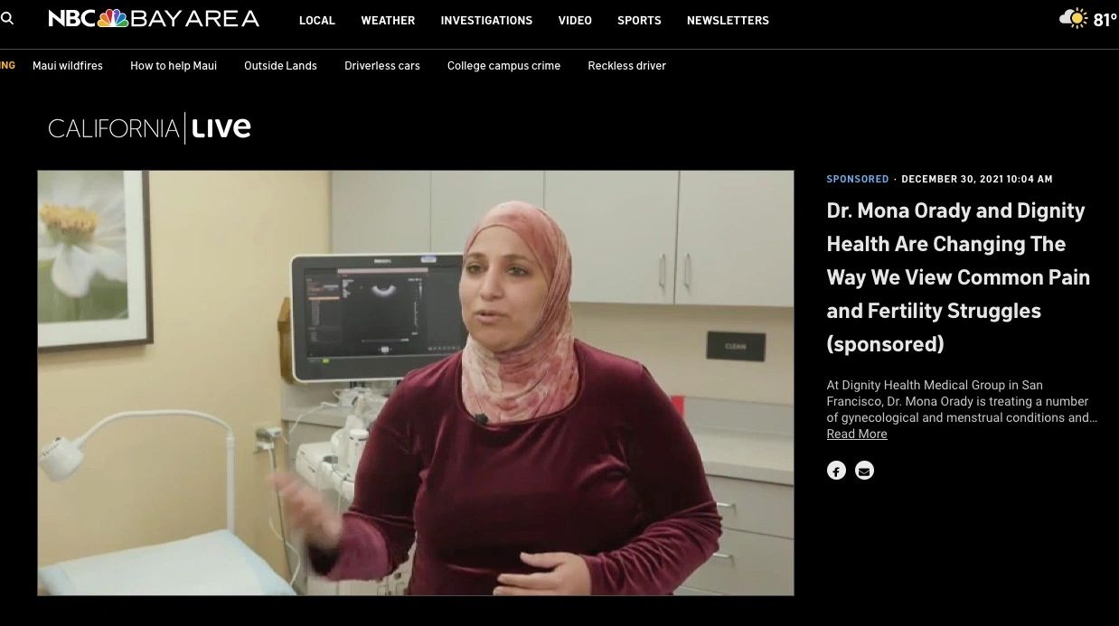 NBC News Interviews Dr. Orady about Endometriosis