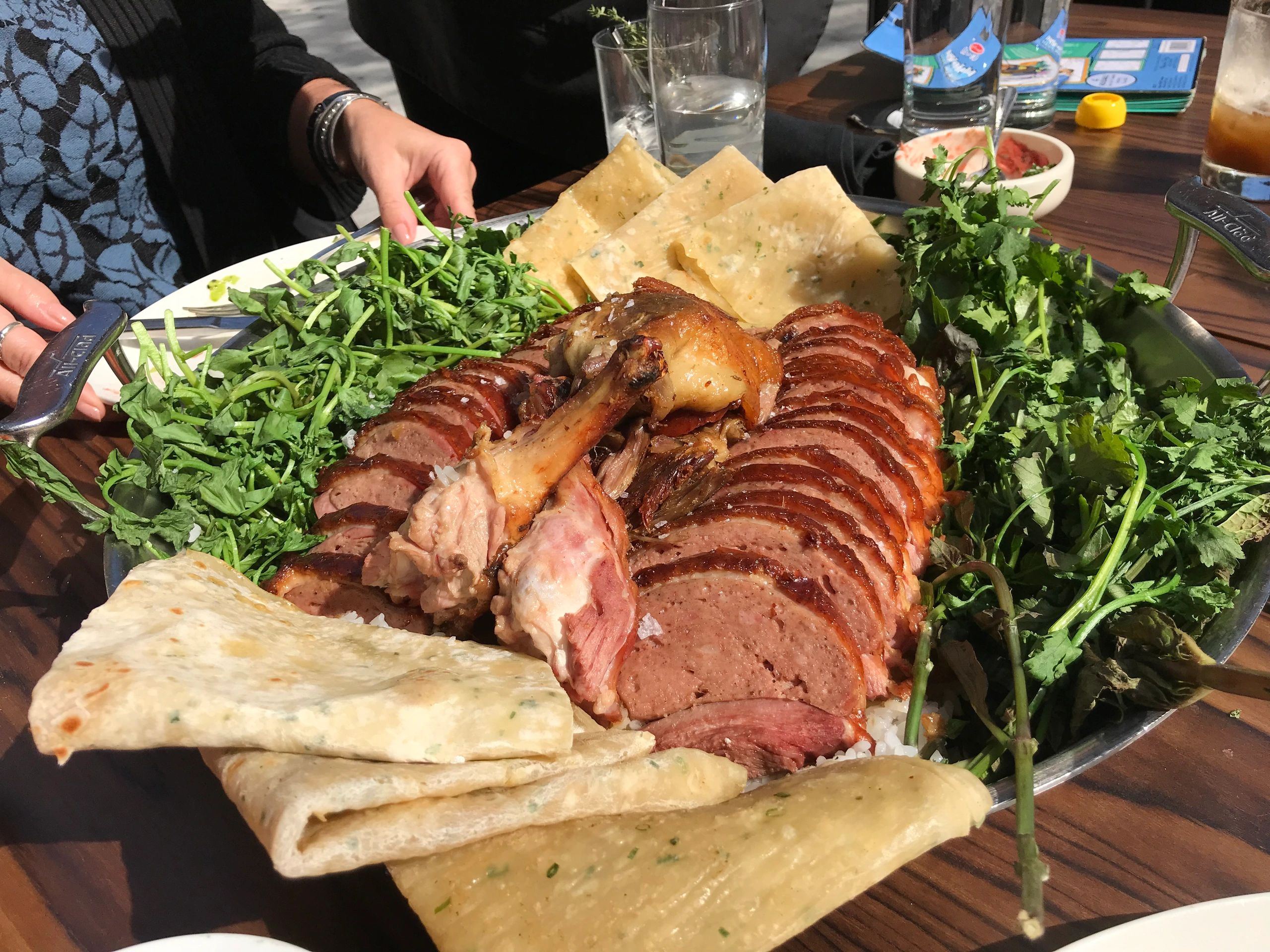 Duck, duck...sausage (& ham)